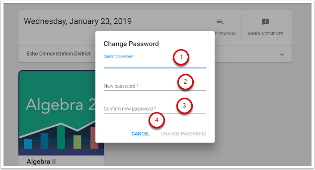 How do I change my password? – Echo Help