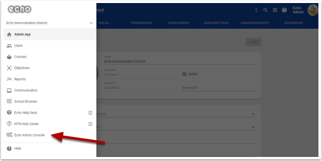 How do I use the Echo Admin Console? – Echo Help